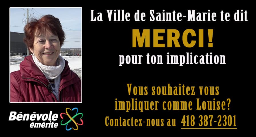 Benevole_Emerite_2018_Louise_Bernier_c - Ville de Sainte-Marie